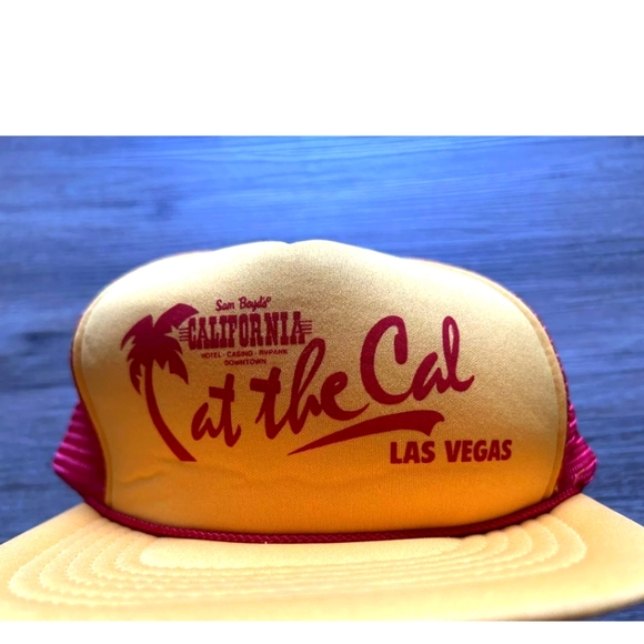 at the cal casino | Accessories | Rare Vintage At The Cal Hat | Poshmark
